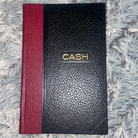 Vintage | Office | Vintage Cash Ledger Hardcover Book | Poshmark